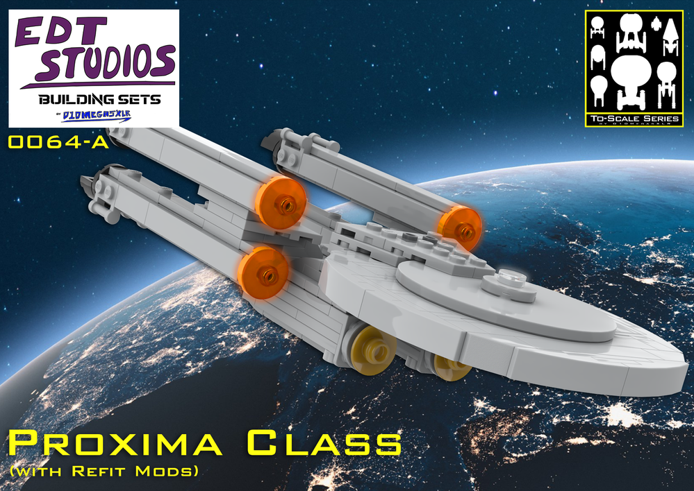 LEGO MOC Proxima Class (with Refit Mods) by D10MegasXLR | Rebrickable - Build with LEGO