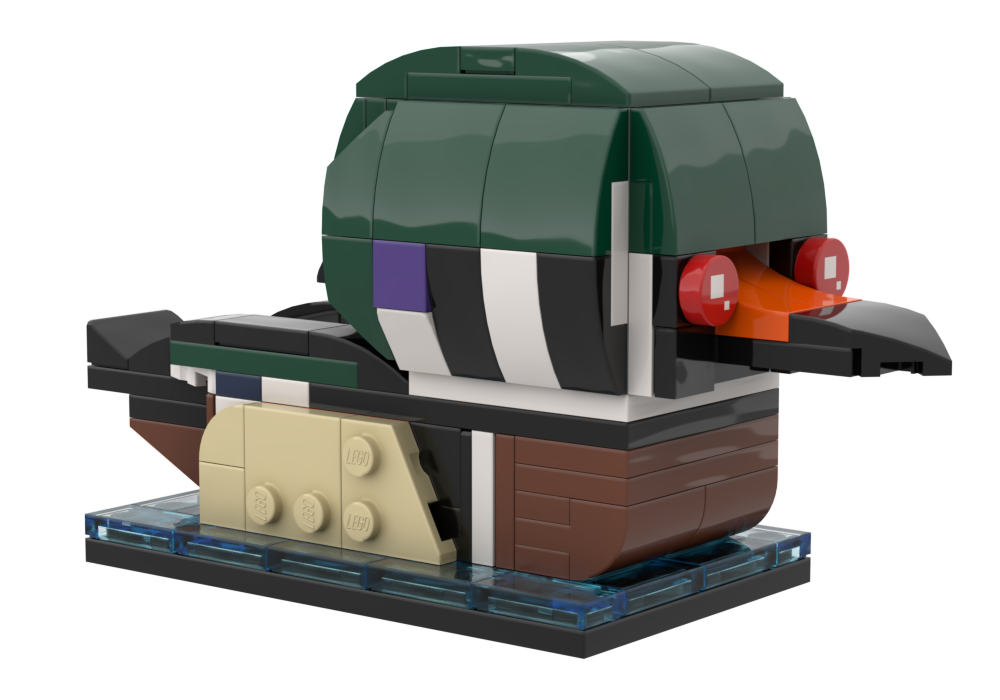 LEGO MOC Wood Duck (Male): Birdheadz by OrchardBuilds | Rebrickable ...