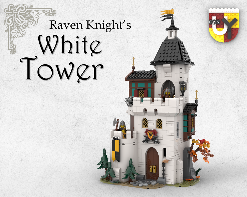 LEGO MOC White tower by bricks_fan_uy | Rebrickable - Build with LEGO