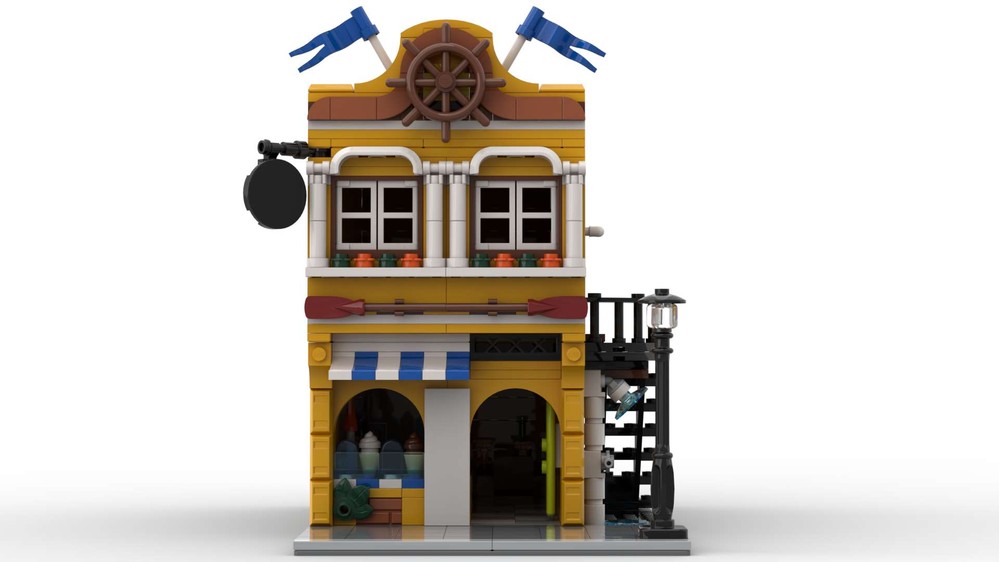 Lego Moc Modular Harbour By Mexwhite Rebrickable Build With Lego
