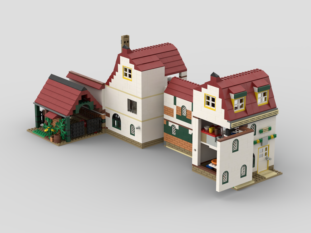 LEGO MOC-189683 Foldable Farmhouse Playset by ortwin | Rebrickable ...