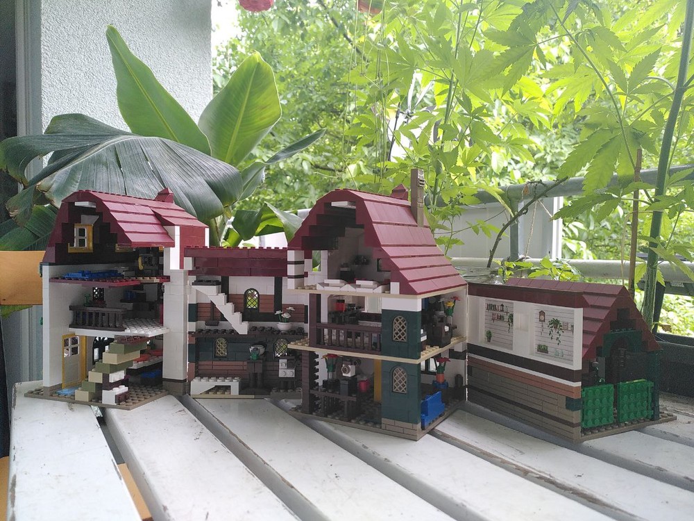 LEGO MOC Foldable Farmhouse Playset by ortwin | Rebrickable - Build ...