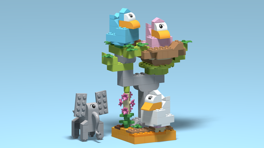 LEGO MOC 11034 Small Birds by mattking4 | Rebrickable - Build with LEGO