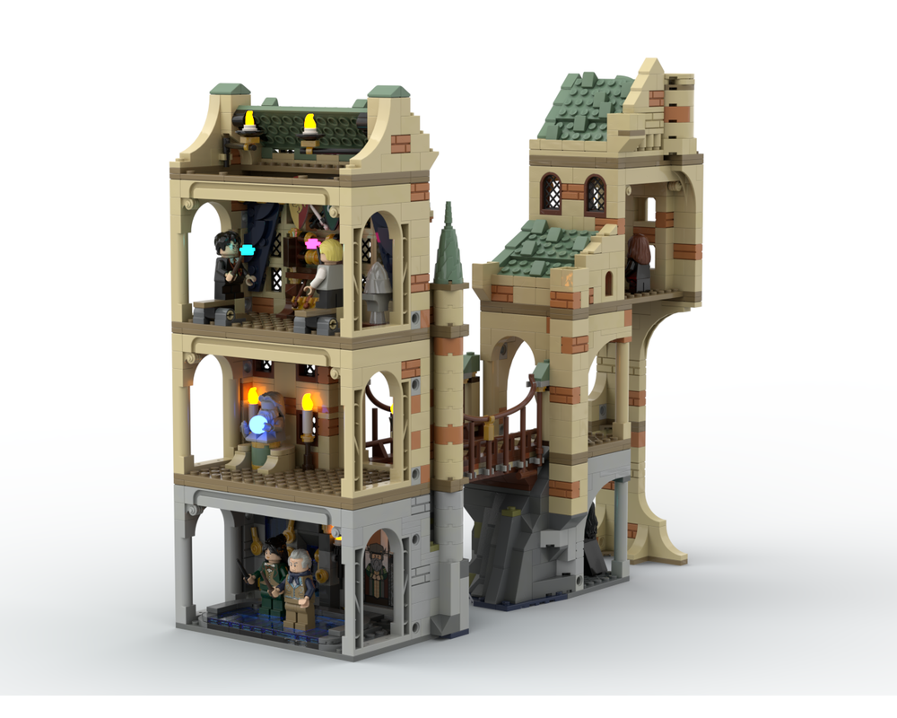 Lego Moc Hp Modular The Suspension Bridge Legacy Adventures By