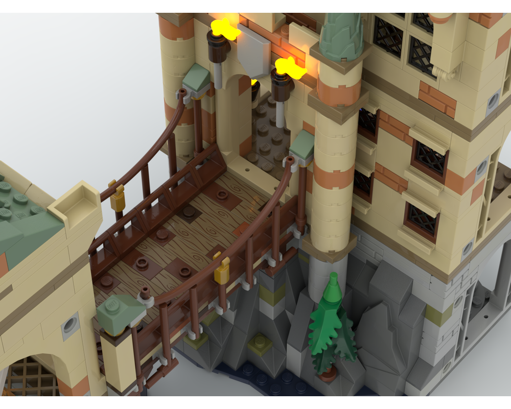 Lego Moc Hp Modular The Suspension Bridge Legacy Adventures By