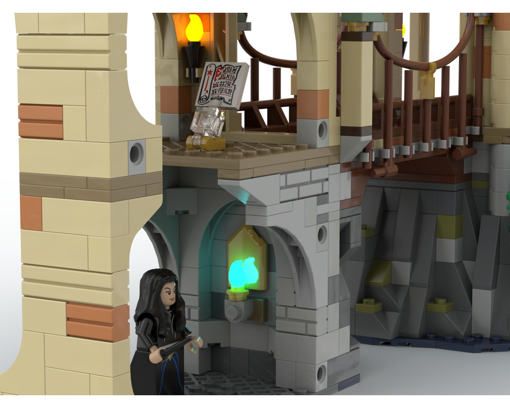 Lego Moc Hp Modular The Suspension Bridge Legacy Adventures By