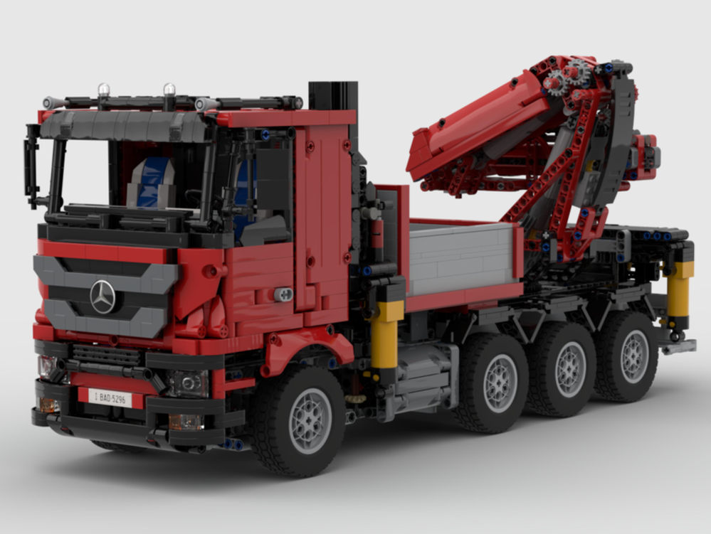 LEGO MOC Mercedes Benz FASSI F1650 Truck Crane by xiaohutushen ...