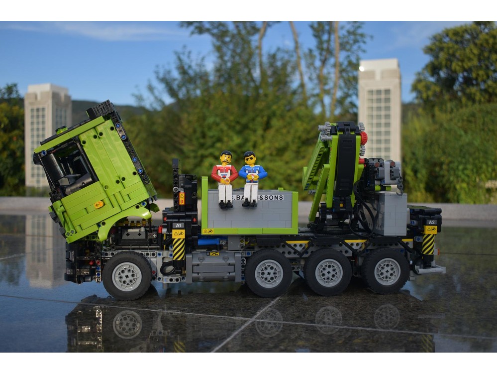 LEGO MOC Mercedes Benz FASSI F1650 Truck Crane by xiaohutushen ...