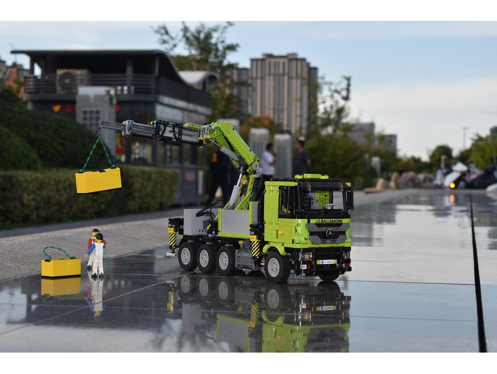 LEGO MOC Mercedes Benz FASSI F1650 Truck Crane by xiaohutushen ...