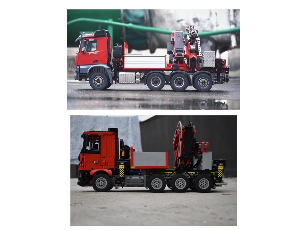 LEGO MOC Mercedes Benz FASSI F1650 Truck Crane by xiaohutushen ...