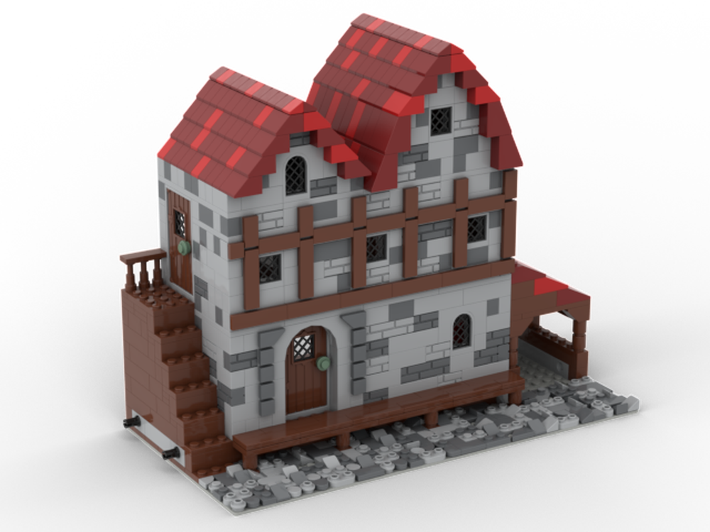 LEGO MOC Medieval house by Cegeha Elbe | Rebrickable - Build with LEGO