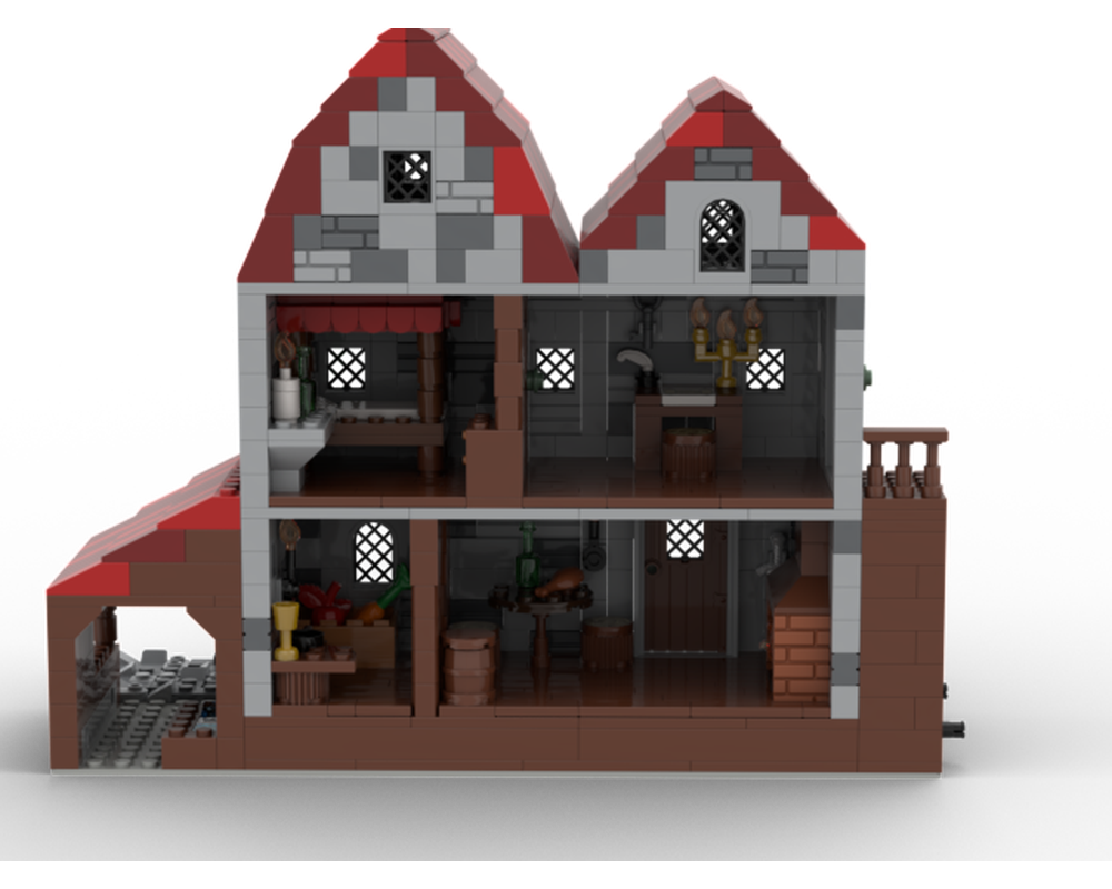 LEGO MOC-189699 Modular medieval house by Cegeha Elbe | Rebrickable ...
