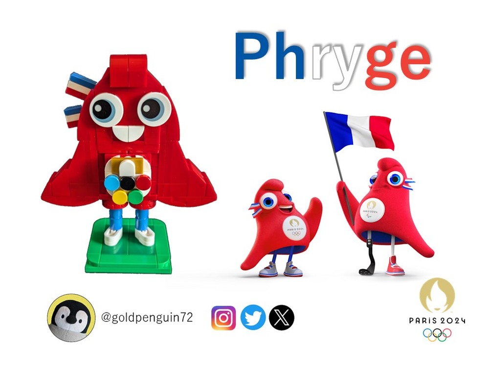 LEGO MOC Phryge－2024 Paris Olympics by goldpenguin | Rebrickable ...