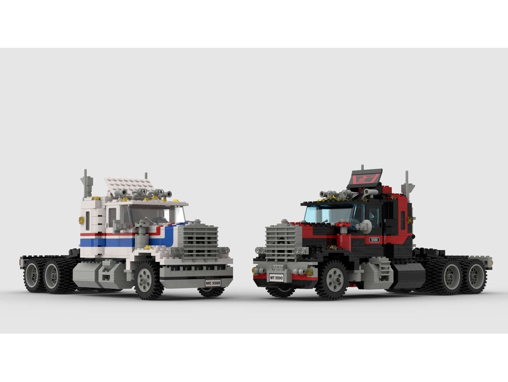 Lego Moc 5590 Highway Rig By Flopple Rebrickable Build With Lego