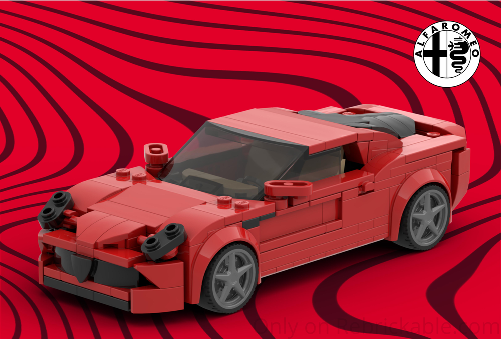 LEGO MOC Alfa Romeo 8C by Mmmanybricks | Rebrickable - Build with LEGO