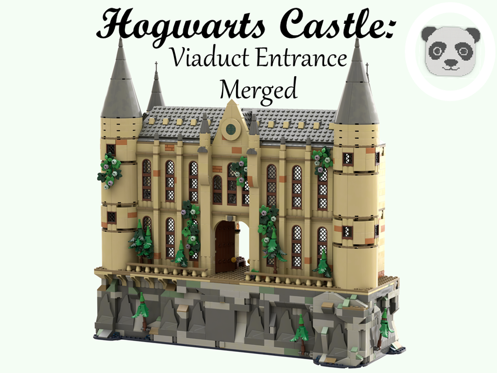 LEGO MOC HP Castle - Viaduct Entrance Merged by Pandabrickable ...