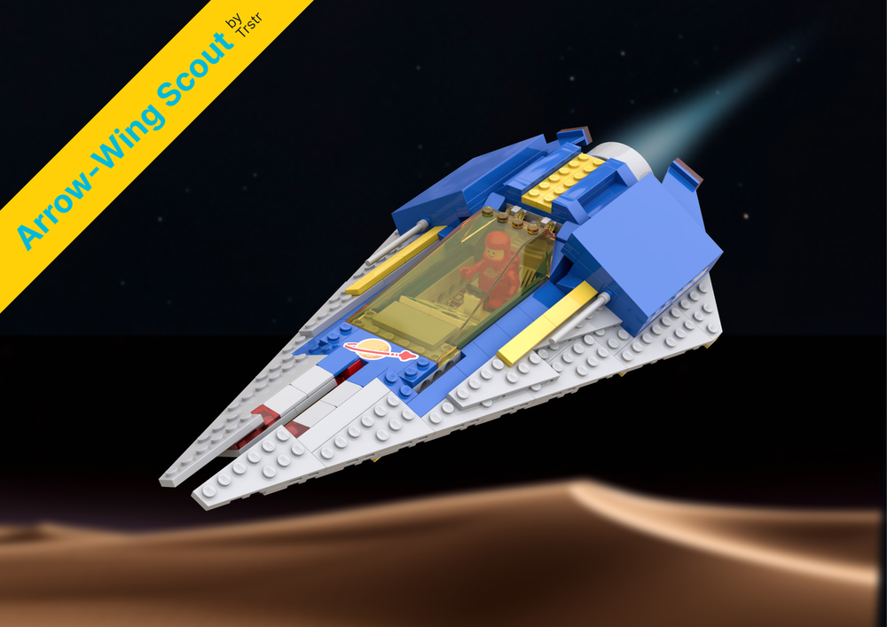 LEGO MOC Arrow-Wing Scout by Trstr | Rebrickable - Build with LEGO