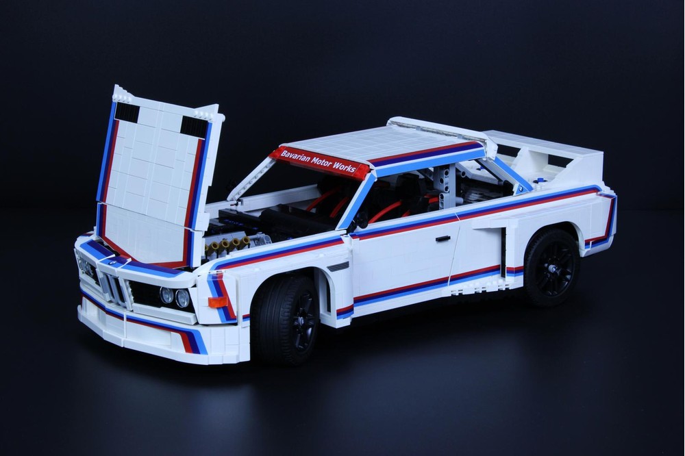 LEGO MOC BMW 3.0 CSL IMSA 1975 - 1:8 by GoldenBrickDesign | Rebrickable ...