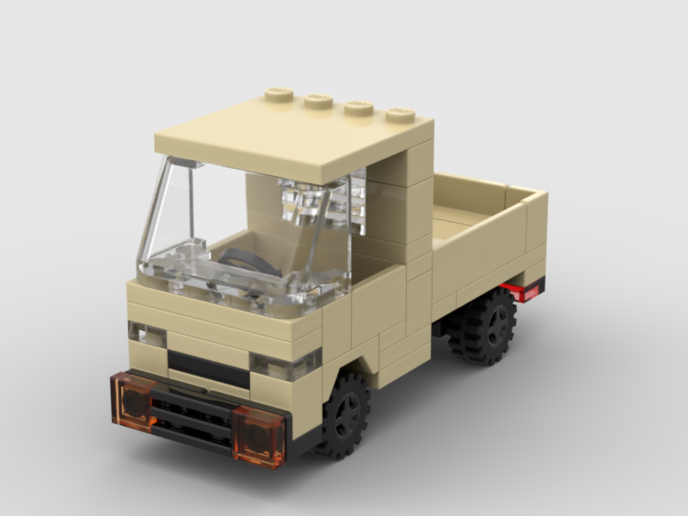 LEGO MOC little city (3) kei truck by Brickies | Rebrickable - Build ...