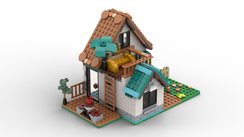 Lego Moc Cozy Café By Vidter Rebrickable Build With Lego