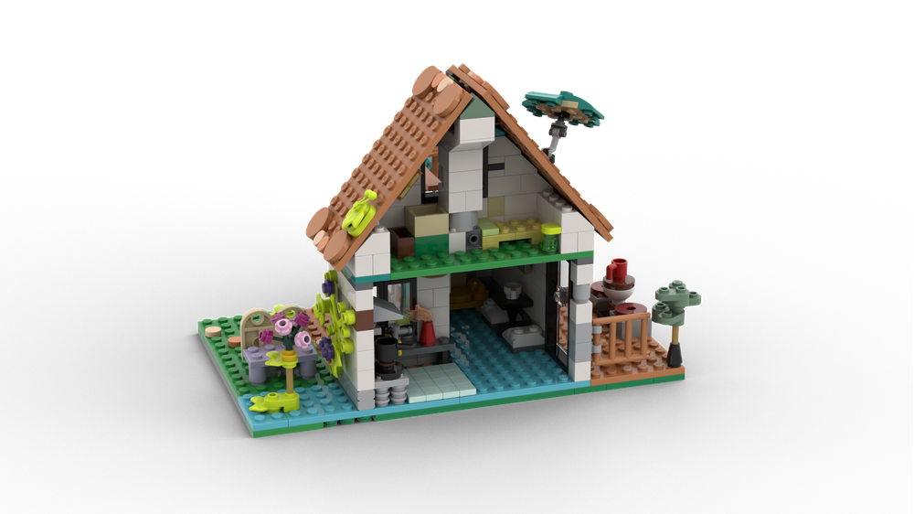 Lego Moc Cozy Café By Vidter Rebrickable Build With Lego
