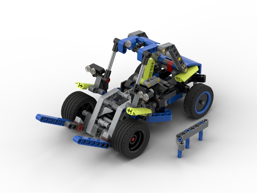 Lego Moc Mini Forklift 42164 C Model By Technicbasics Rebrickable