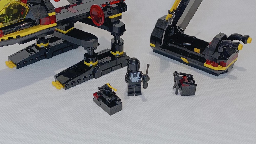 Lego Moc Alienator Blacktron I Remake 6876 By Mathtuono Rebrickable