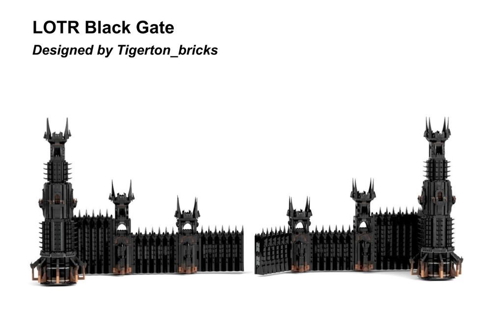LEGO MOC LOTR Black Gate - Expanded Version by Tigerton_bricks ...