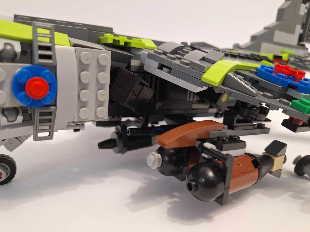 Lego Moc British Plane Harrier Gr3 Lego Minifigure Scale By Pabluas