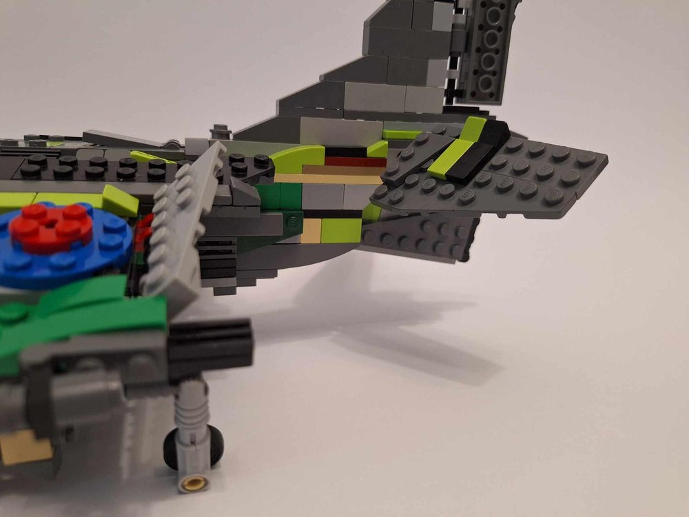 Lego Moc British Plane Harrier Gr3 Lego Minifigure Scale By Pabluas