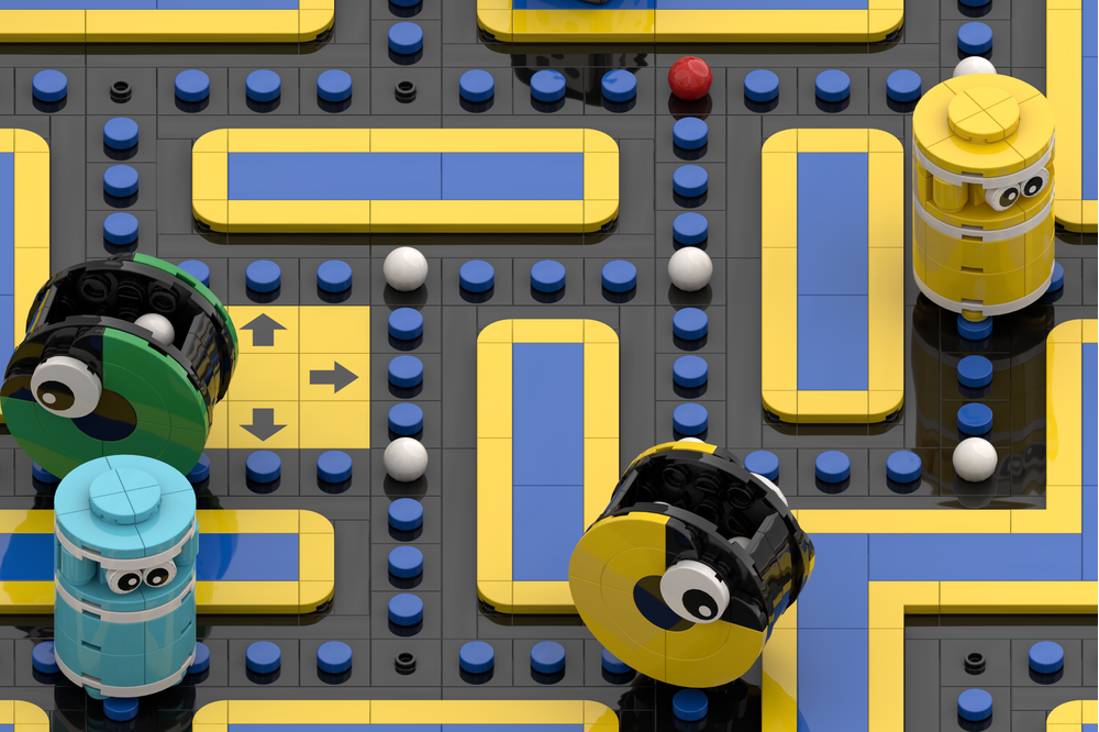 Lego Moc Pac Man Boardgame By Agribrixx Rebrickable Build With Lego