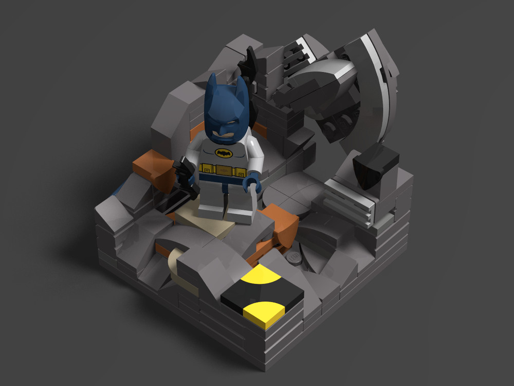 LEGO MOC Batcave Minifig Display by CraftingBricks | Rebrickable ...