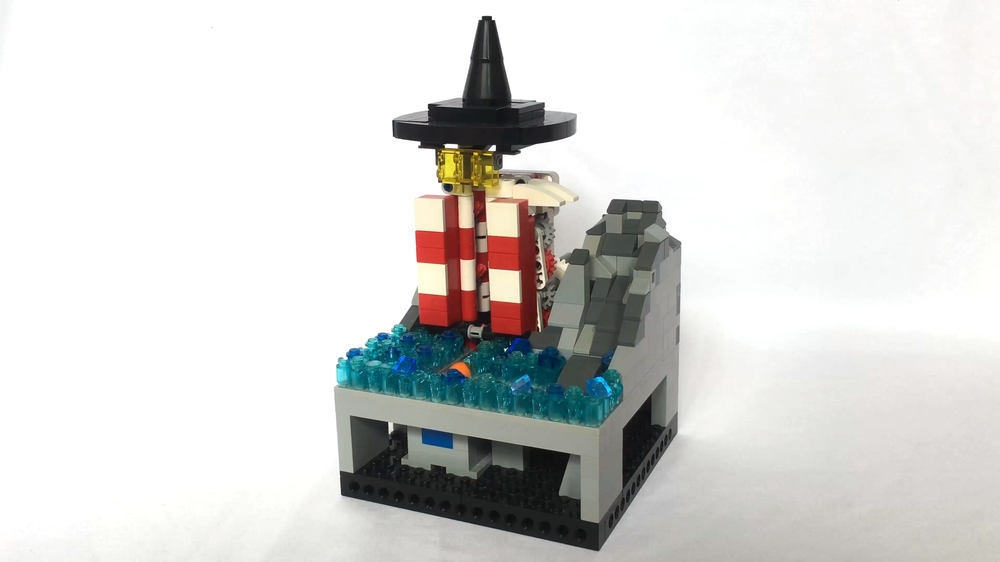 Lego Moc Lego Gbc Lighthouse Miniloop By Sawyer K Rebrickable Build
