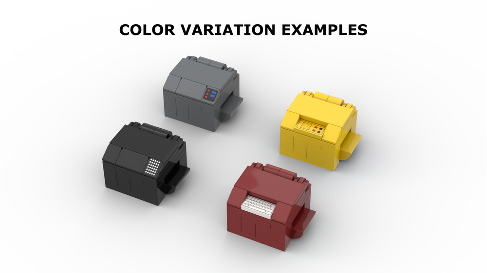 LEGO MOC PAU001 Copier Photocopier A&B by Polarstorm | Rebrickable ...