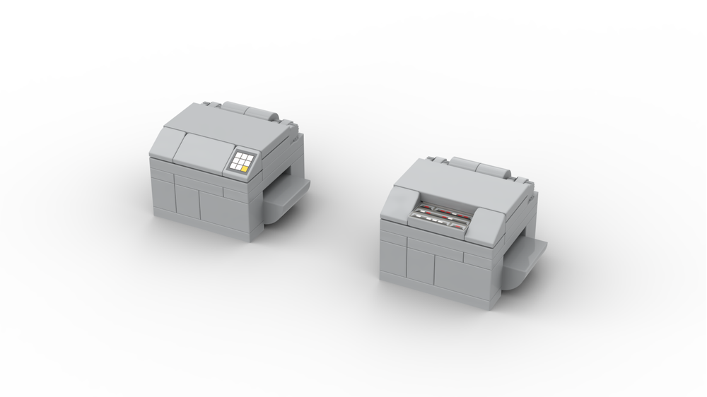LEGO MOC PAU001 Copier Photocopier A&B by Polarstorm | Rebrickable ...