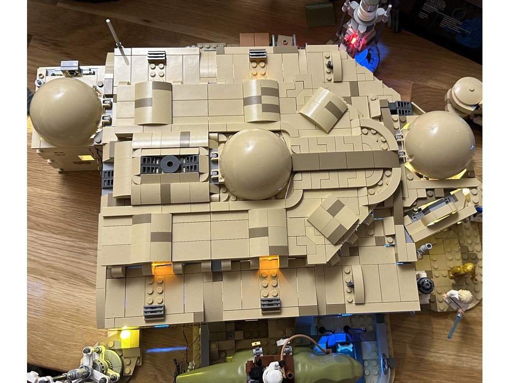 Lego Moc Roof For 75290 Mos Eisley Cantina By Ovoigt Rebrickable