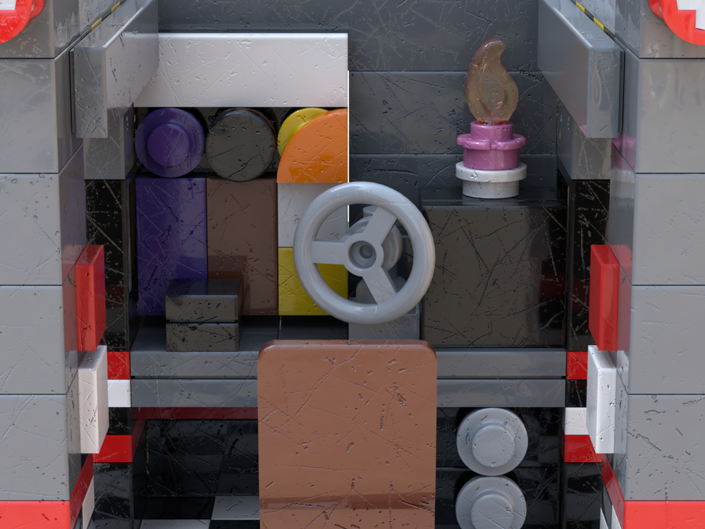 LEGO MOC FNAF Office room by Buttermaster42 | Rebrickable - Build with LEGO