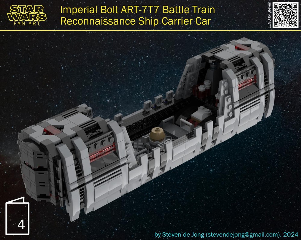 LEGO MOC Imperial Bolt ART-7T7 Battle Train (Minifig Scale, RC) by ...