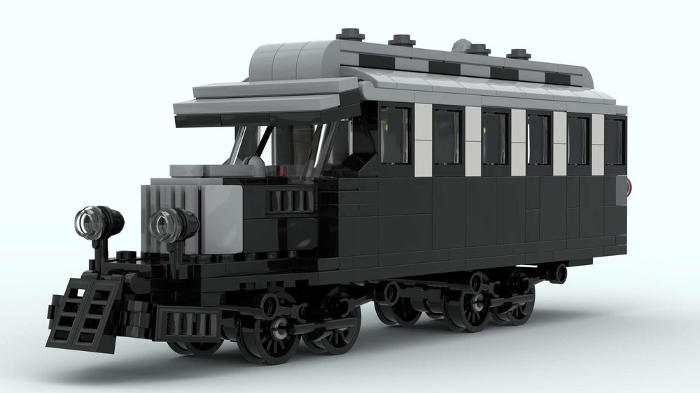 LEGO MOC Narrow gauge railbus by That50sGuy | Rebrickable - Build with LEGO