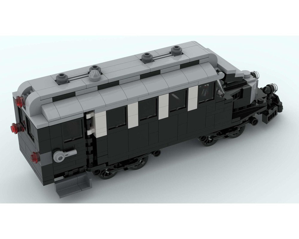 Lego Moc Narrow Gauge Railbus By That50sguy Rebrickable Build With Lego