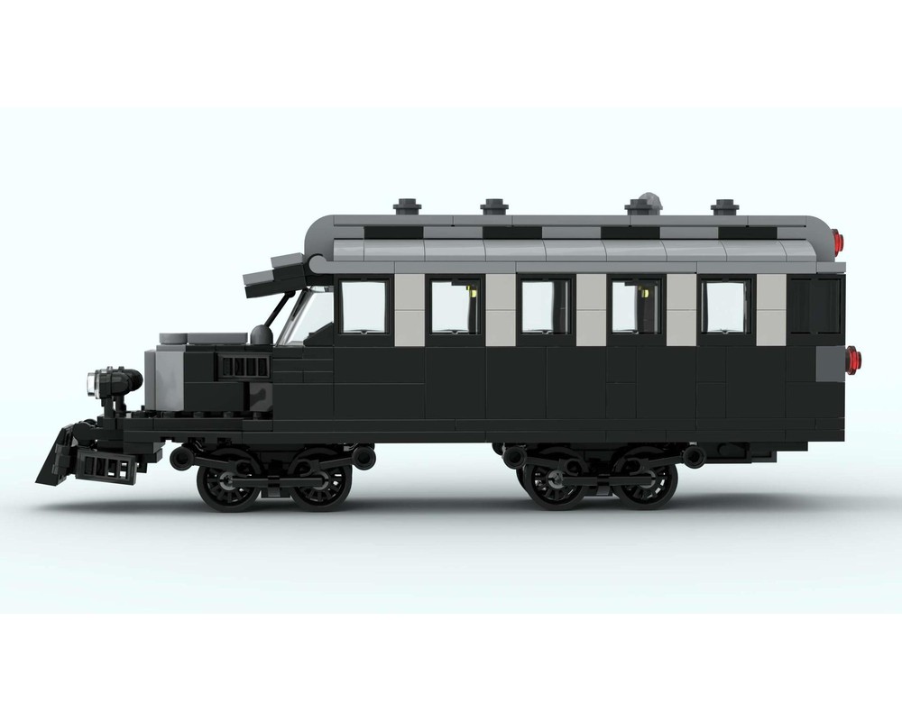 LEGO MOC Narrow gauge railbus by That50sGuy | Rebrickable - Build with LEGO