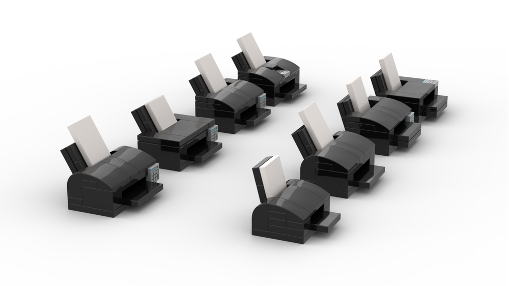 LEGO MOC PAU002 Printer Ideas and Variations by Polarstorm ...