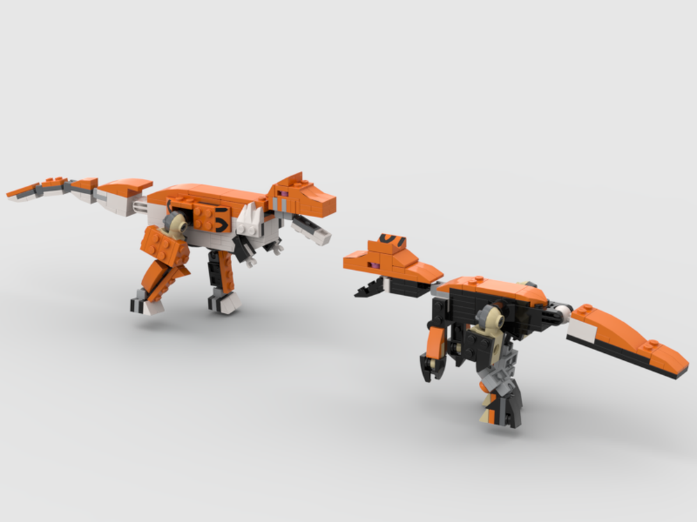 LEGO MOC 31129 Albertosaurus and Dilophosaurus by bloooop | Rebrickable ...