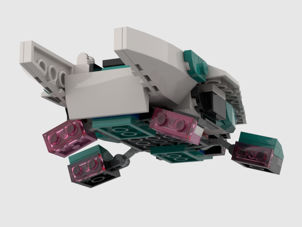 Lego Moc 70830 Systar Hover Cruiser By Etialego Rebrickable Build