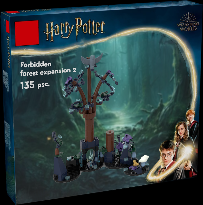LEGO MOC Forbidden forest expansion 2 by Polokot | Rebrickable - Build ...