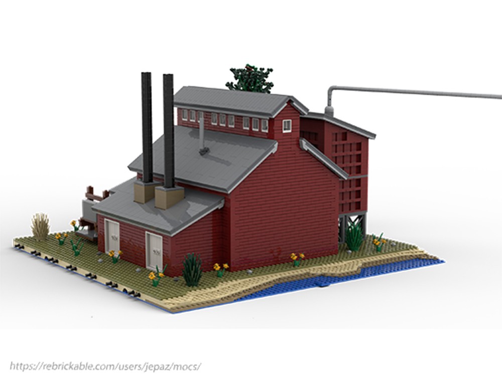 LEGO MOC Sawmill Series: Power House Model 3 by jepaz | Rebrickable ...