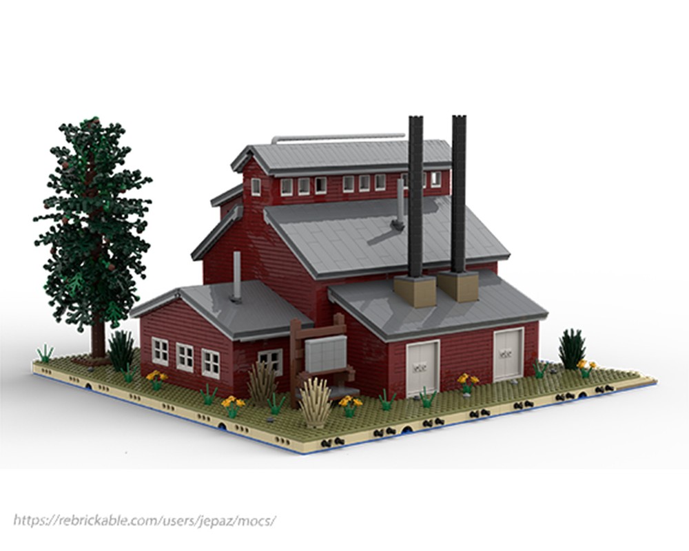 LEGO MOC Sawmill Series: Power House Model 3 by jepaz | Rebrickable ...