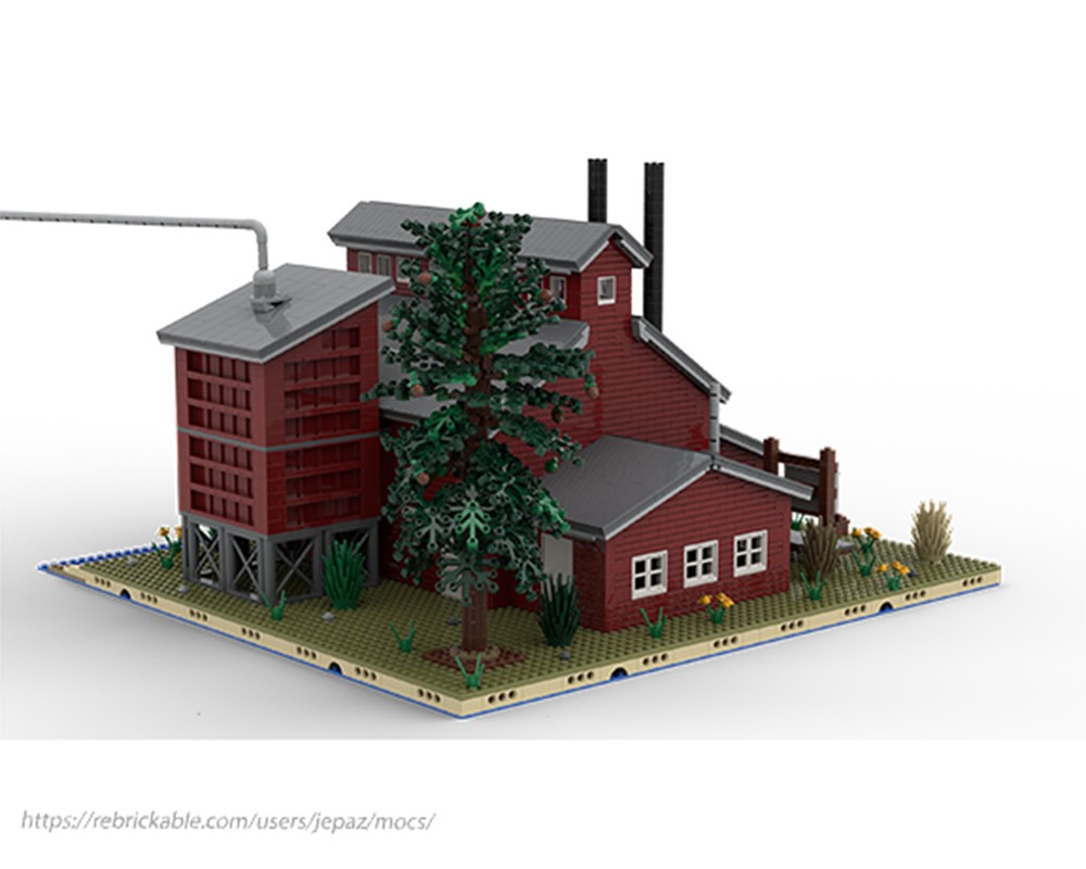 LEGO MOC Sawmill Series: Power House Model 3 by jepaz | Rebrickable ...
