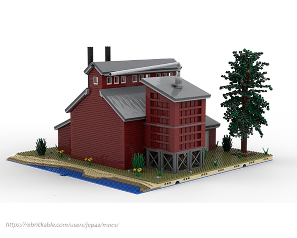 LEGO MOC Sawmill Series: Power House Model 3 by jepaz | Rebrickable ...