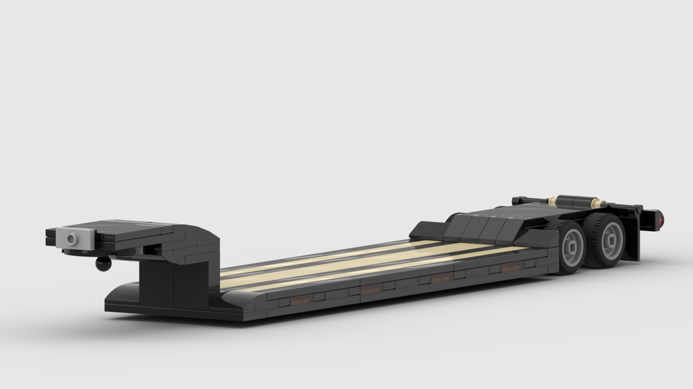 LEGO MOC Low Boy Trailer by phigeon | Rebrickable - Build with LEGO